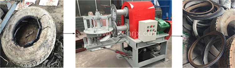 Used Tire Double Sidewall Cutter/ Tire Bead Cutting Machine - Buy ...